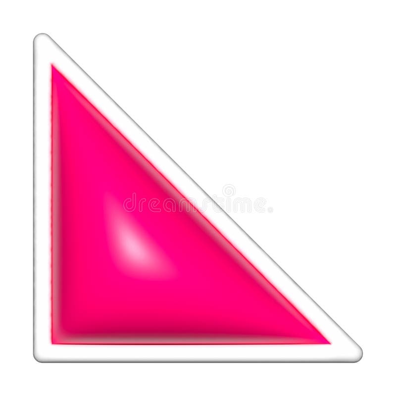 Right Triangle 3d Shapes, 3d Geometric Basic, Simple Right Triangle ...