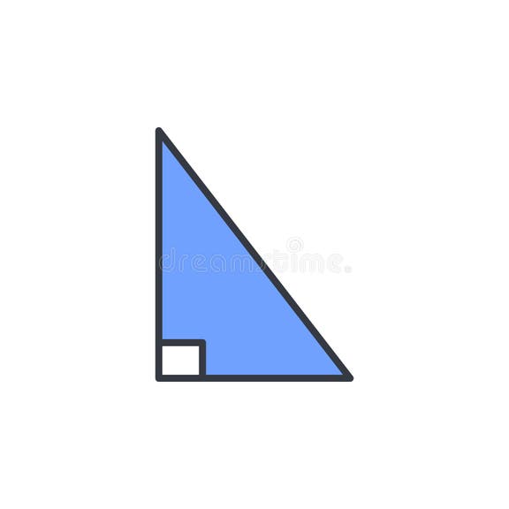 Right Triangle Icon. Element of Web Icon with One Color for Mobile ...