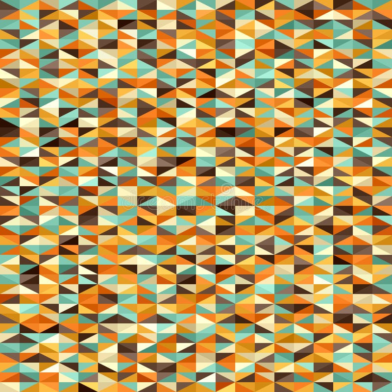 Triangle retro background. stock vector. Illustration of banner - 32524999