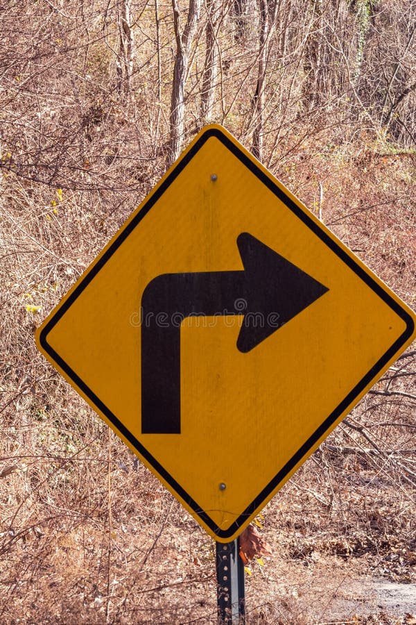 156 Right Sharp Turn Road Sign Stock Photos - Free & Royalty-Free Stock ...