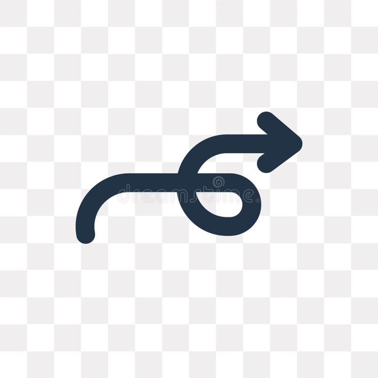 Right Vector Icon Isolated on Transparent Background, Right Tra Stock ...