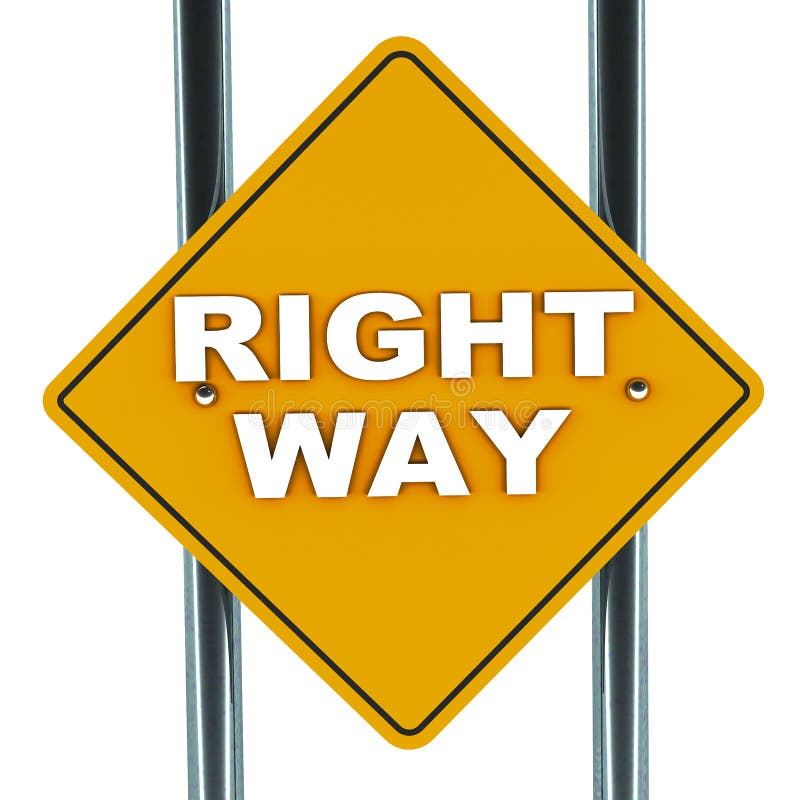 Right way stock illustration. Illustration of choice - 28729379