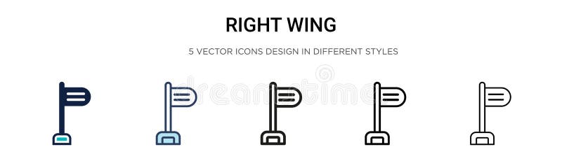Left Right Wing Sign Illustration Stock Illustrations – 112 Left Right ...
