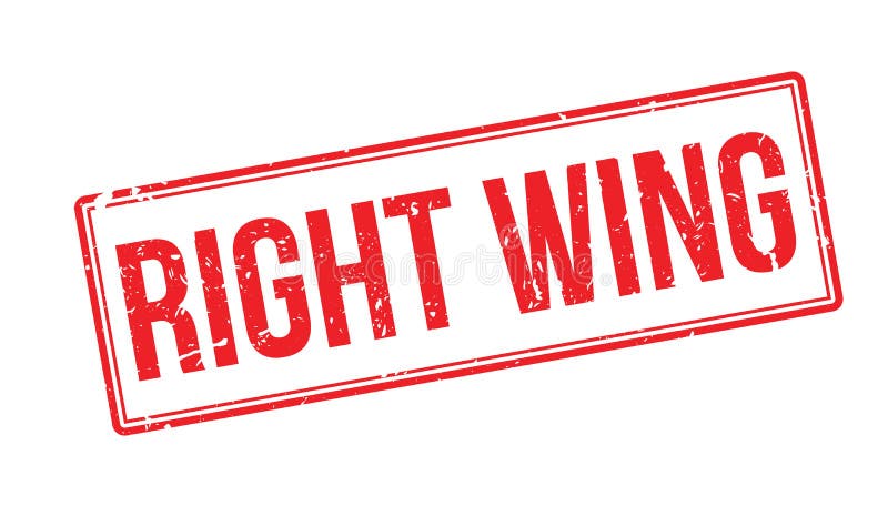 Right wing rubber stamp stock illustration. Illustration of stamp ...