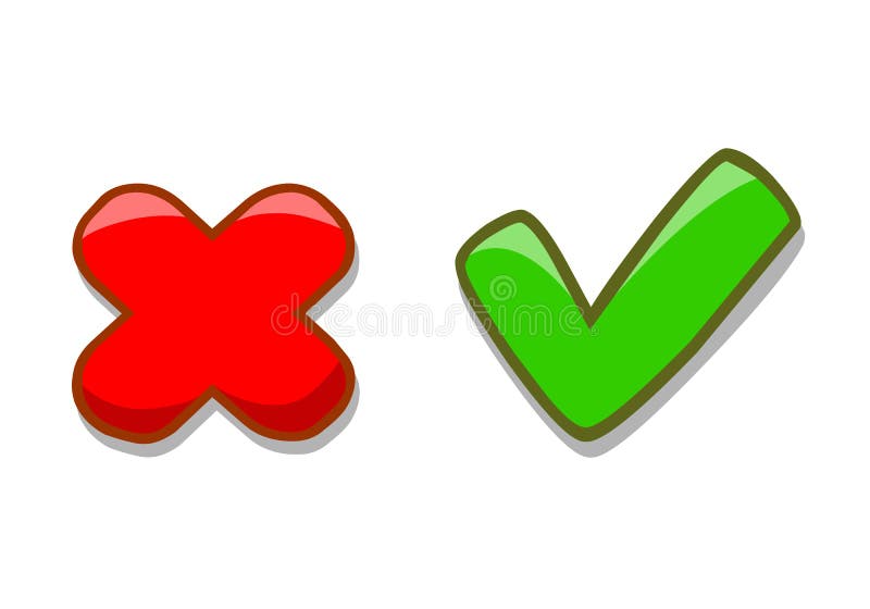 Right And Wrong Check Mark Signs Stock Photos - Image: 31627223 Right And Wrong Check Mark Signs Stock Photos - Image: 31627223