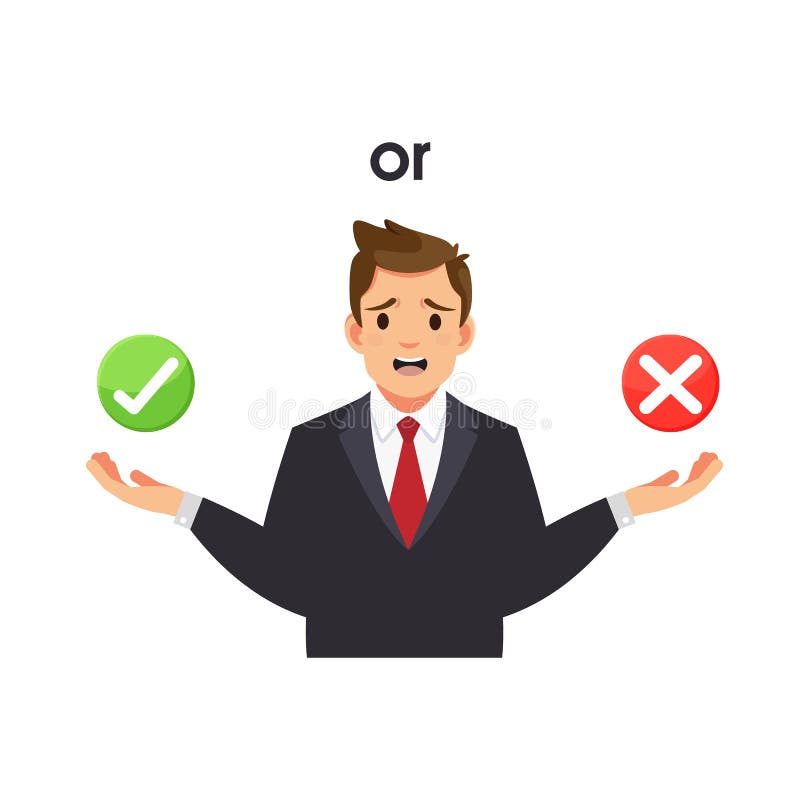 Confused Guy Cartoon Character Isolated on White Background. Stock ...