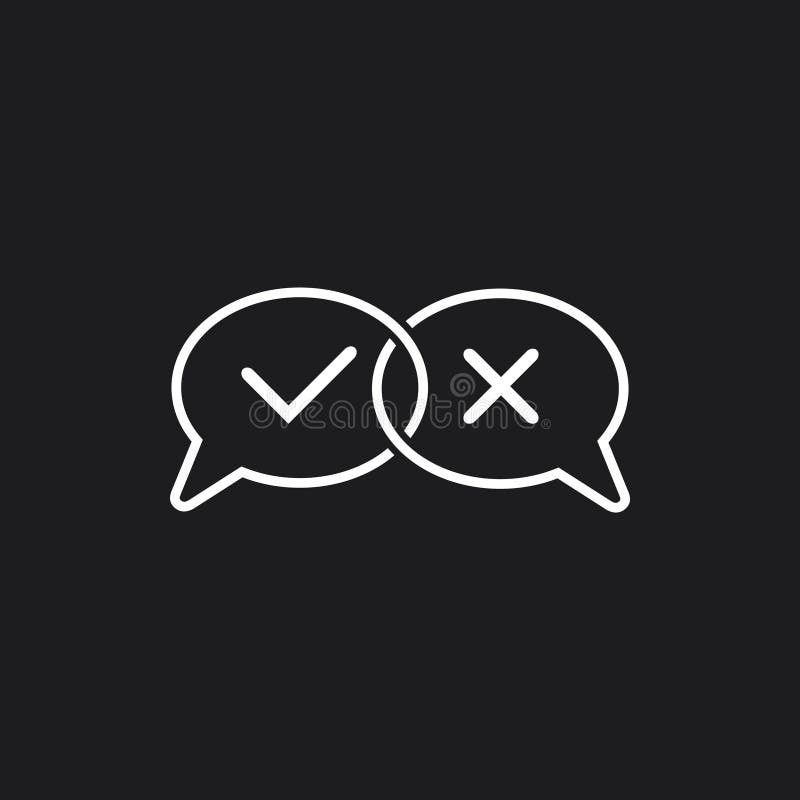 Unique Talk Logo Vector Illustration Stock Vector - Illustration of ...