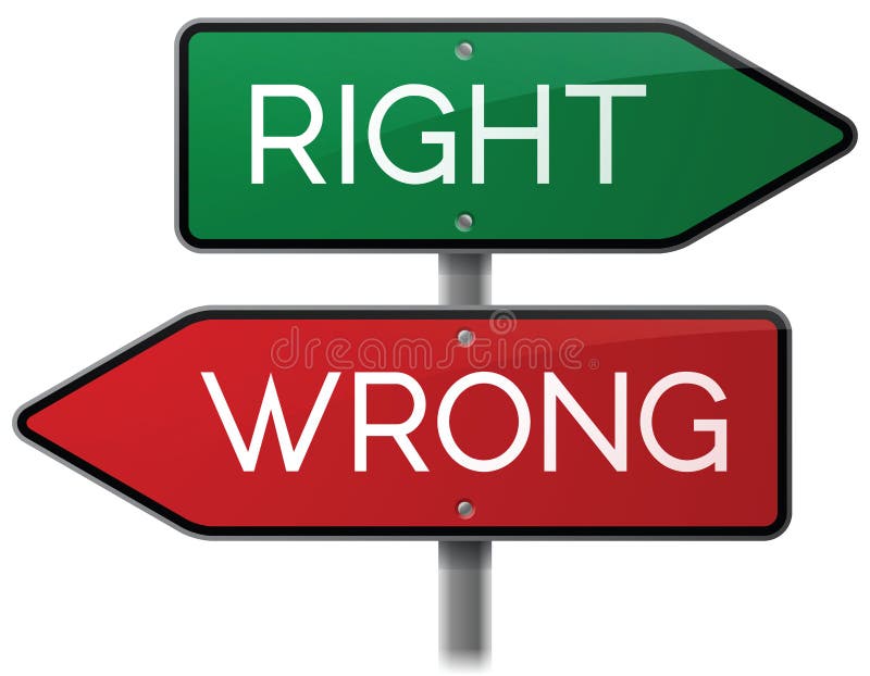 Right Or Wrong Signs Stock Photos - Image: 32212313 Right Or Wrong Signs Stock Photos - Image: 32212313