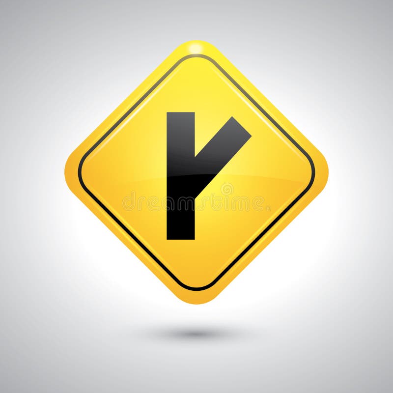 Y Intersection Sign Icon. Trendy Modern Flat Linear Vector Y Int Stock ...