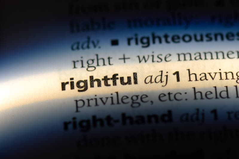 Rightful stock image. Image of book, idea, page, definition - 126614827