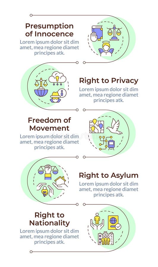 Rights Legislation Infographic Vertical Sequence Stock Vector ...
