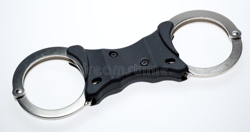 Rigid bar handcuffs stock image. Image of justice, rigid - 2040429