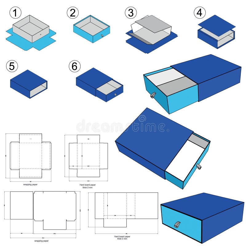 Shoe Box Die Cut Stock Illustrations – 410 Shoe Box Die Cut Stock ...