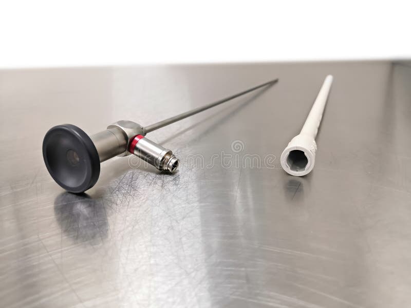 Rigid Surgical Scope in Container Stock Image - Image of scopes ...