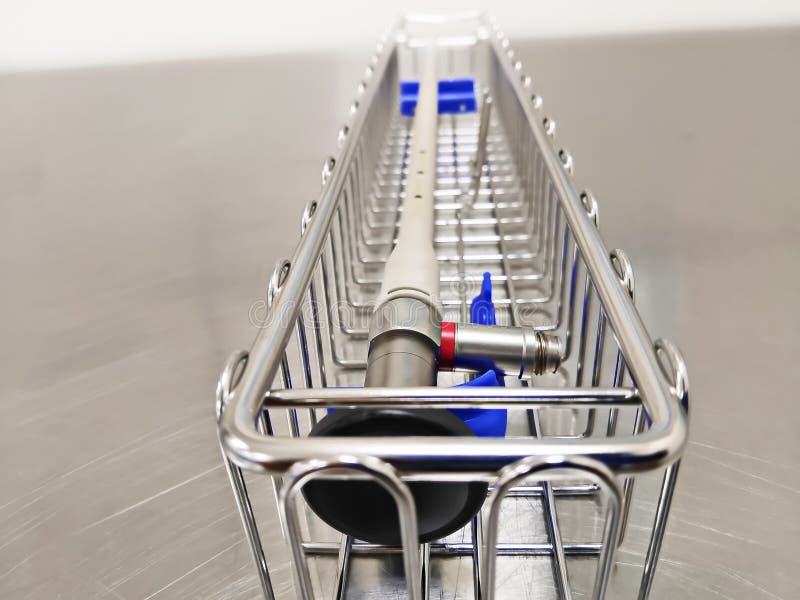 Rigid Surgical Scope in Container Stock Image - Image of scopes ...