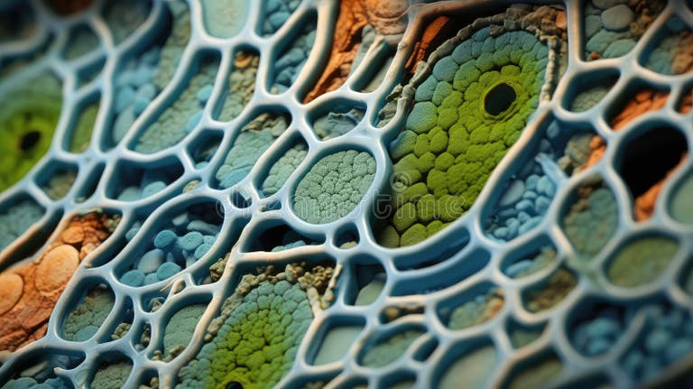 Rigidity plant cell wall stock illustration. Illustration of synthesis ...