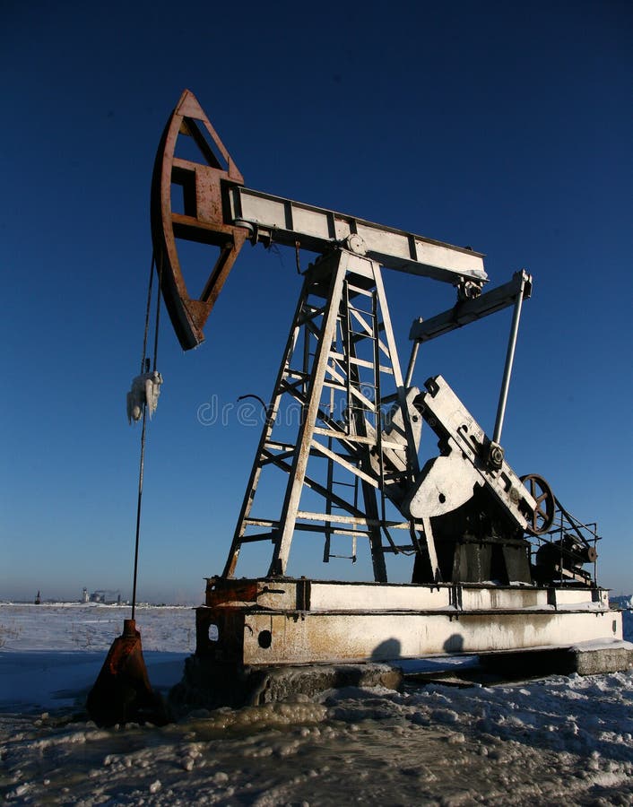 Rigs stock photo. Image of site, natural, winter, industry - 14286574