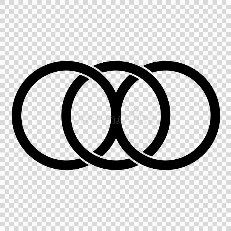 Interlinked Circles Symbol Stock Illustrations – 160 Interlinked ...