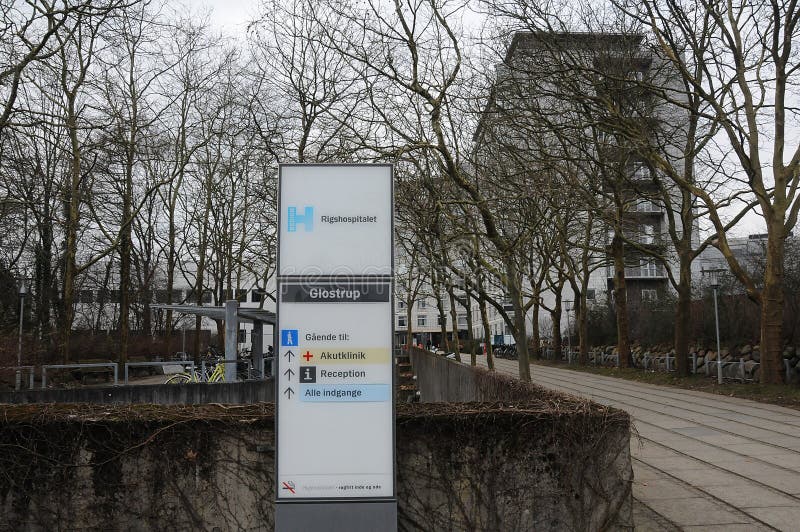 RIGSHOSPITAL GLOSTRUP EN GLOSTRUP DENMAR Foto editorial - Imagen de ...