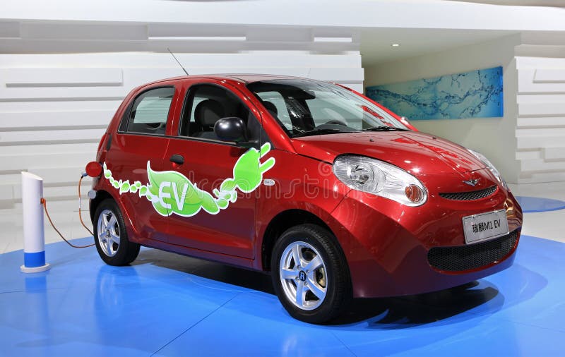 Riich M1-EV editorial stock photo. Image of exhibitor - 28711938