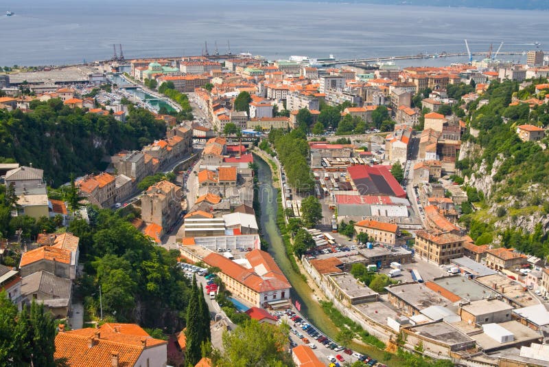 Rijeka, Croatia stock photo. Image of scene, logistic - 31195534