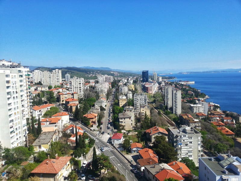 Rijeka stock image. Image of city, croatia, beautiful - 54621833