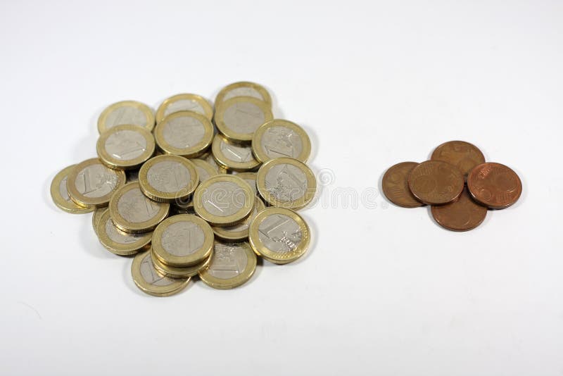 Rijkdom en armoede stock afbeelding. Image of goud, europa - 7771807