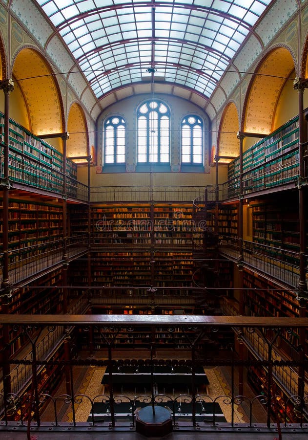 Rijksmuseum Amsterdam Library Editorial Photography - Image of europe ...