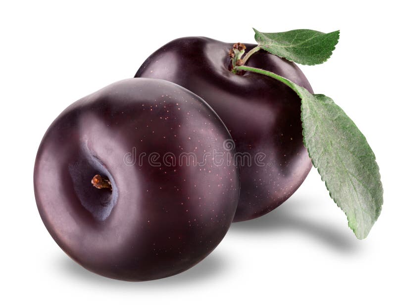 Rood pruimfruit stock afbeelding. Image of rijp, gebroken - 42698971