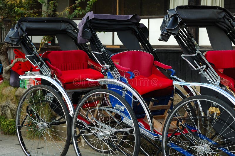 Rikscha stockfoto. Bild von japan, traditionell, fahrt - 13173854