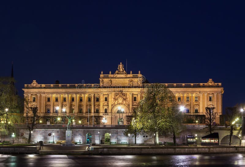 Riksdag, Estocolmo imagen de archivo. Imagen de ciudad - 40742059