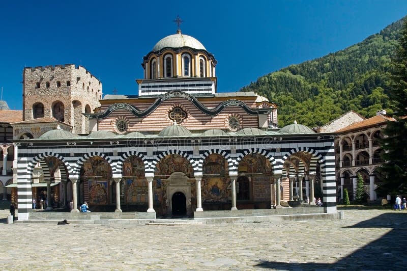 Rila monastery stock image. Image of posts, historic, chapel - 1775443