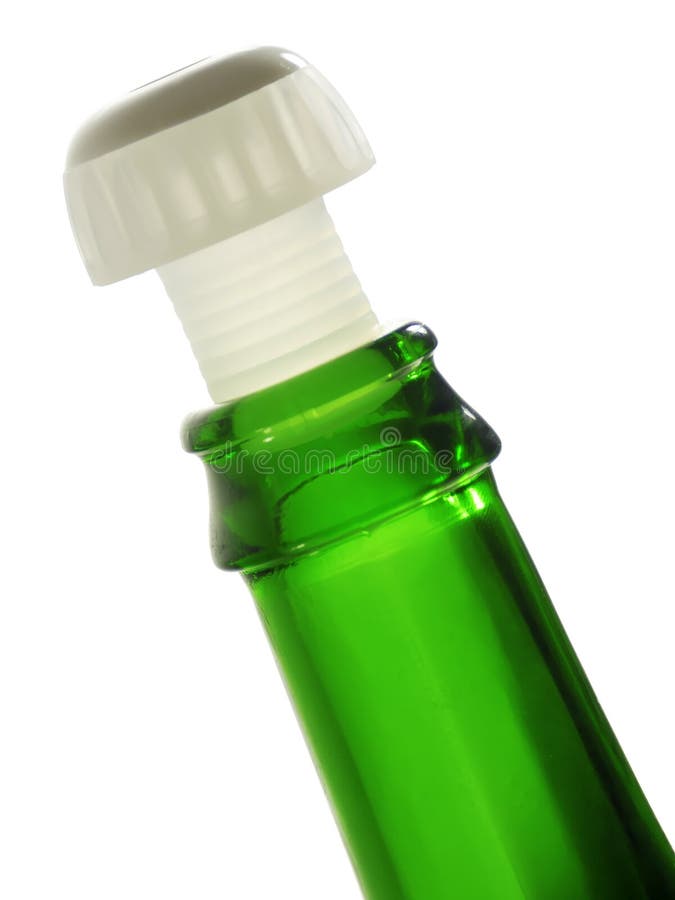 Rim of green bottle. stock photo. Image of isolated, empty - 65926892