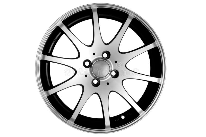 Rim isolated stock image. Image of metal, shiny, auto - 4863507