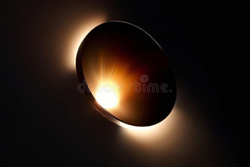 Rim Lighting Close Up of an Object with a Light Source Behind it Stock ...