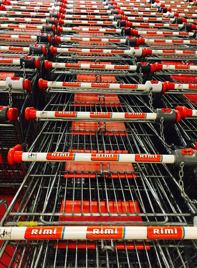 Rimi hyper market editorial stock image. Image of shopping - 100016019