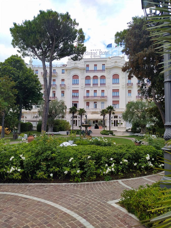 Rimini, Italy - June 25, 2024: the Grand Hotel in Rimini Stock Photo ...
