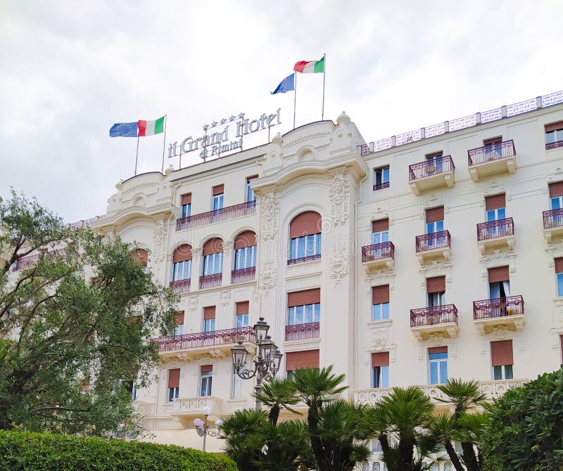 Rimini, Italy - June 25, 2024: the Grand Hotel in Rimini Editorial ...