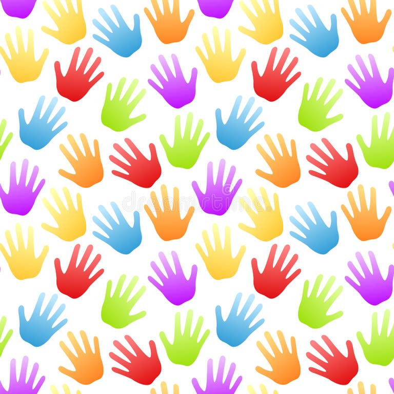 Helping Hands Rainbow Stock Illustrations – 192 Helping Hands Rainbow ...