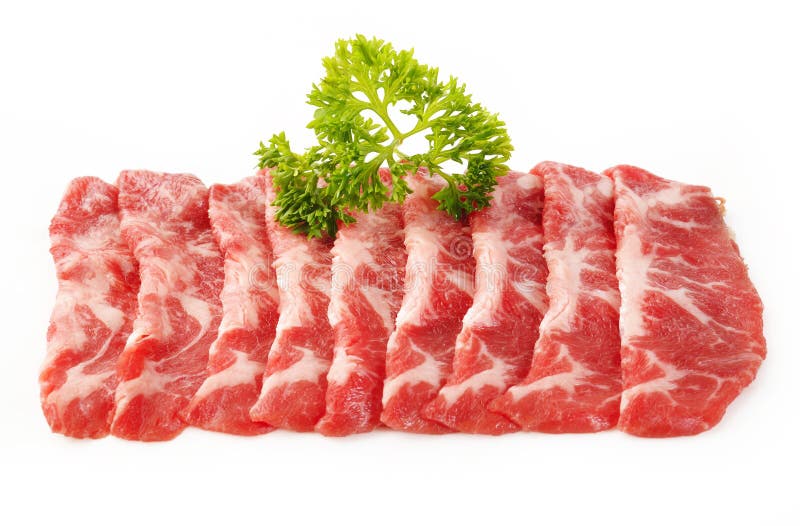 Rindfleisch Geschnittener Grill Oder Matsusaka-wakyu Stockbild - Bild ...