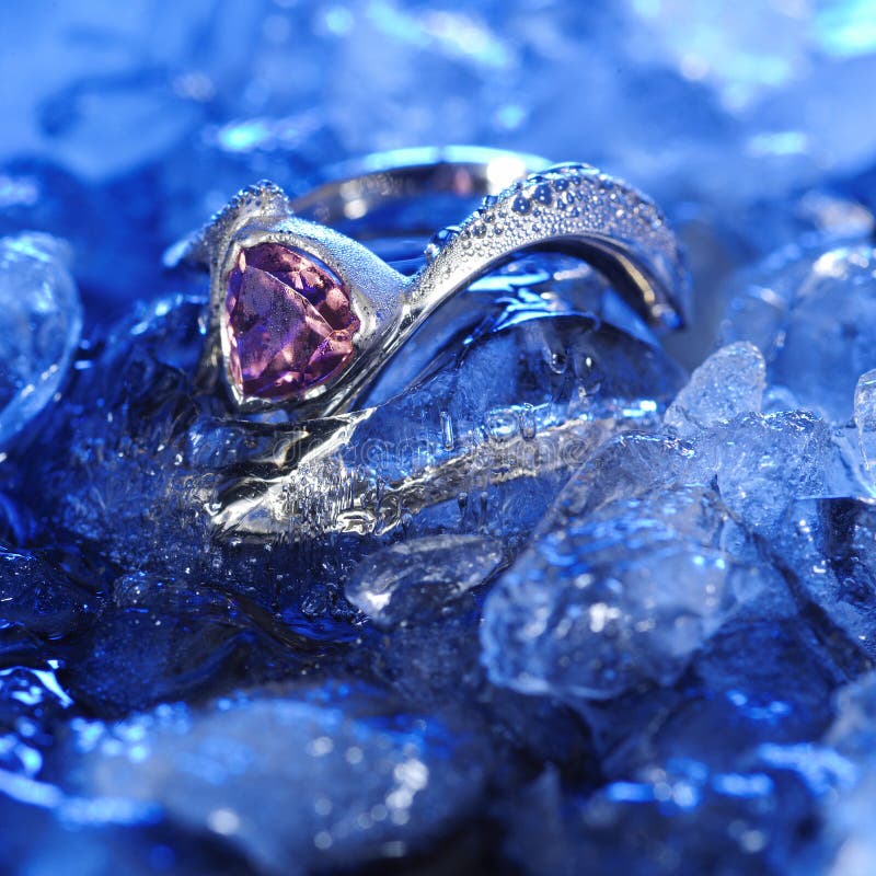 Ring stock photo. Image of cool, ring, cold, frozen, blue - 27603154