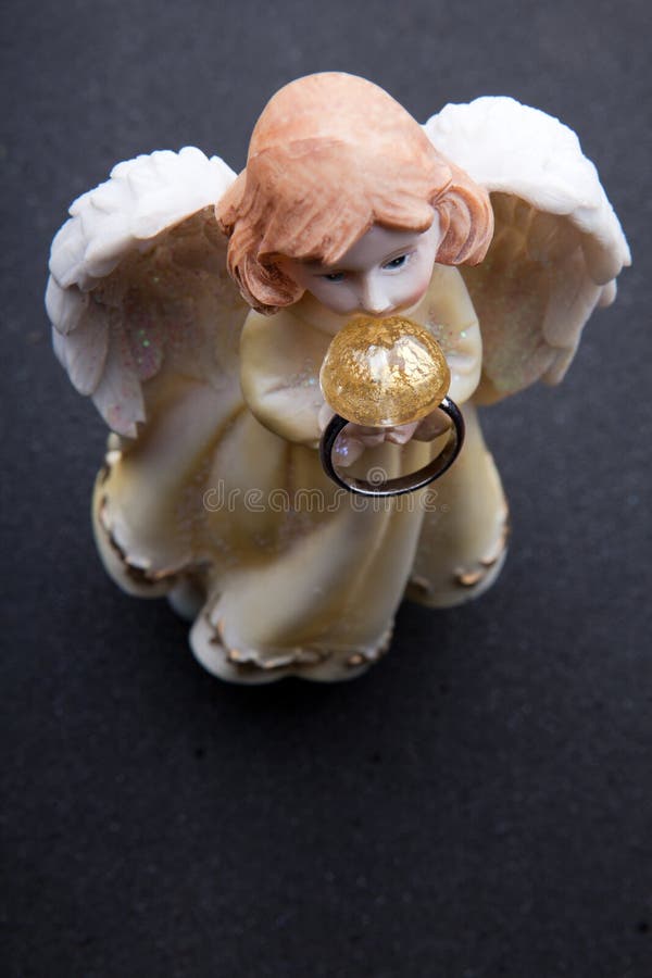 Ring Angel Studio Quality Light Stock Image - Image of background ...