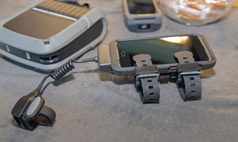 Ring Barcode Scanner Device Stock Image - Image of 2021, shipping ...