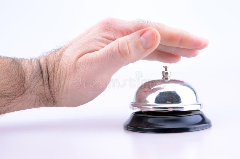 Ring the bell stock image. Image of chime, attention - 23445959