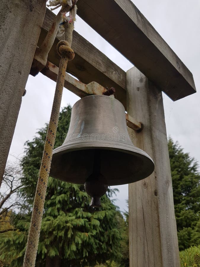 Ring the bell stock image. Image of ring, chime, rope - 165803709