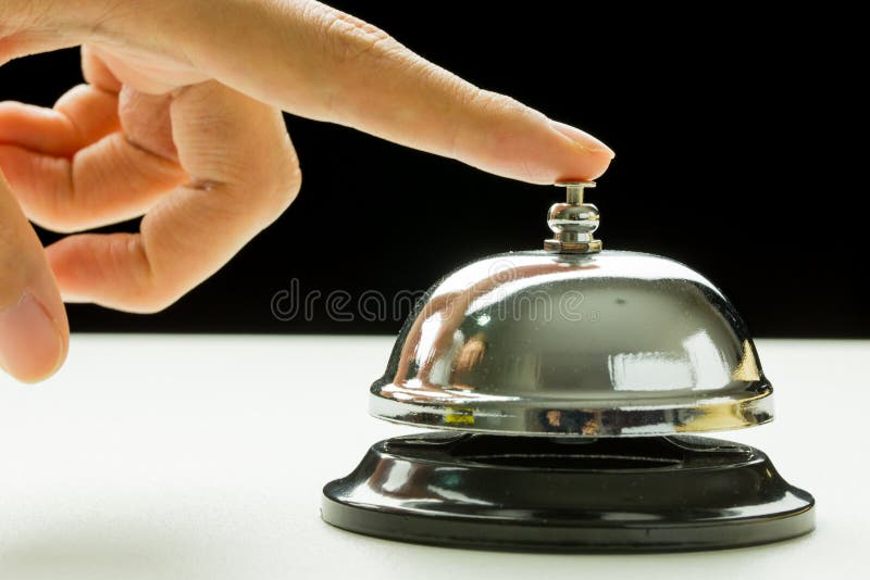 Ring the bell stock photo. Image of alert, demand, hospitality - 40784032