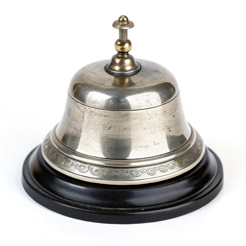 Ring Bell Cartoon Vector Illustration Stock Illustration - Illustration ...