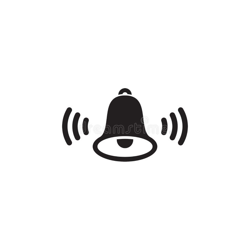 Ring bell stock vector. Illustration of push, notification - 204014258