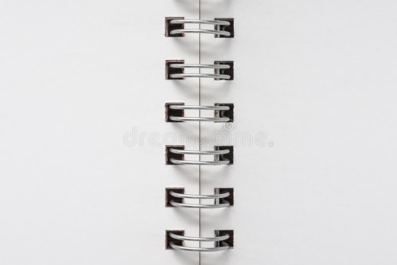 Ring Binder with Blank Pages Left and Right Stock Image - Image of ...