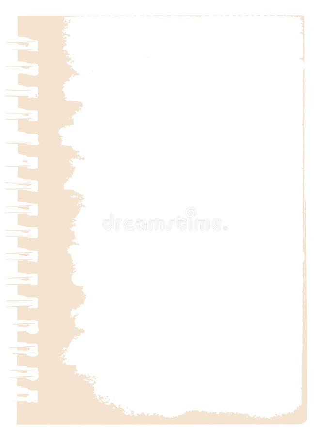 Ring Binder Notebook on Isolated Background Stock Vector - Illustration ...